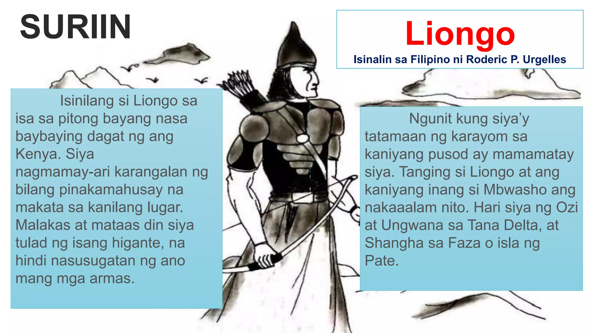 Mitolohiya ng-kenya (1) | PPTX