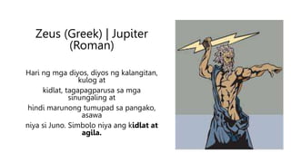 Mitolohiya ng Greece at mga diyod st diyosa nito | PPTX