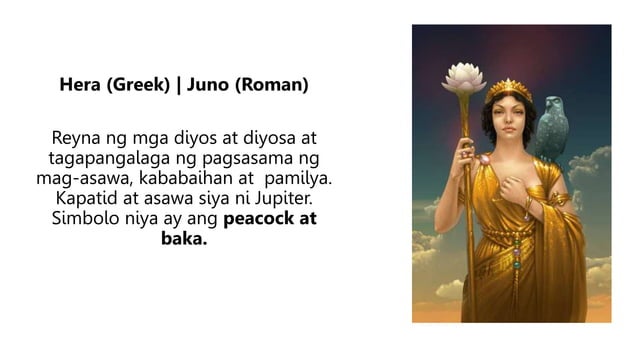 Mitolohiya ng Greece at mga diyod st diyosa nito | PPTX