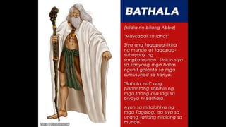 Kasaysayan at Mitolohiya ng Pilipinas. at mga Diyos at Diyosa sa Iba;t ...