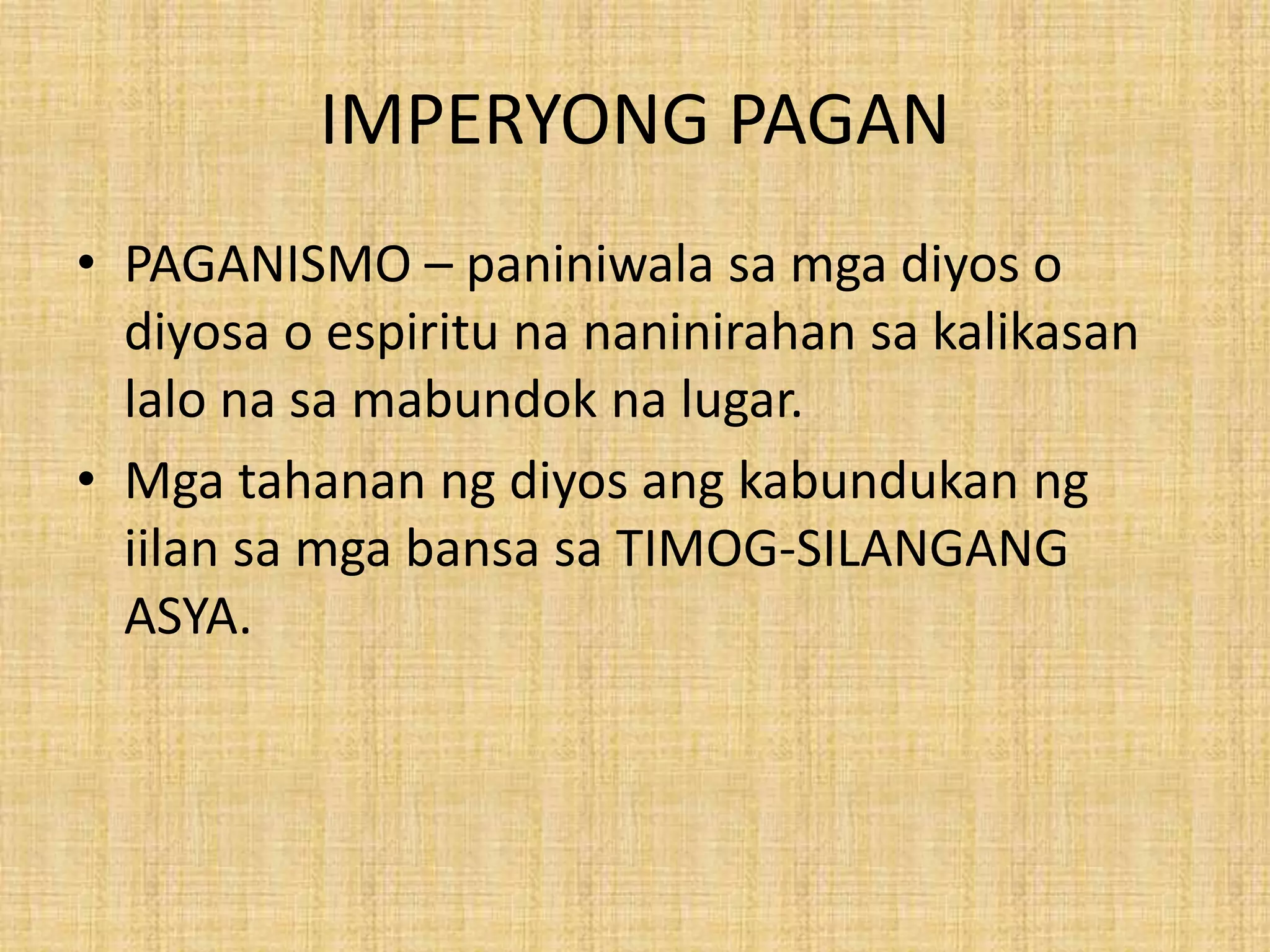 Mito ng pinagmulan at sinaunang kaisipan ng timog silangang asya | PPTX