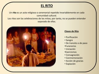 Mito rito e influencia en el teatro | PPTX