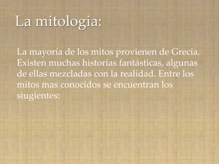 Mitos | PPTX | Religion & Spirituality