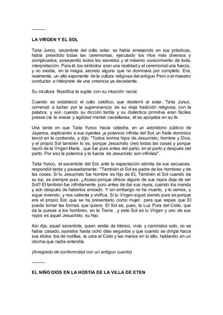 "Mitos Leyendas y Tradiciones de Lambayeque" - Contribucion Al Folklore ...