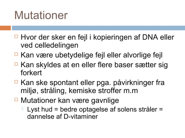 Mitose Og Meiose Ppt