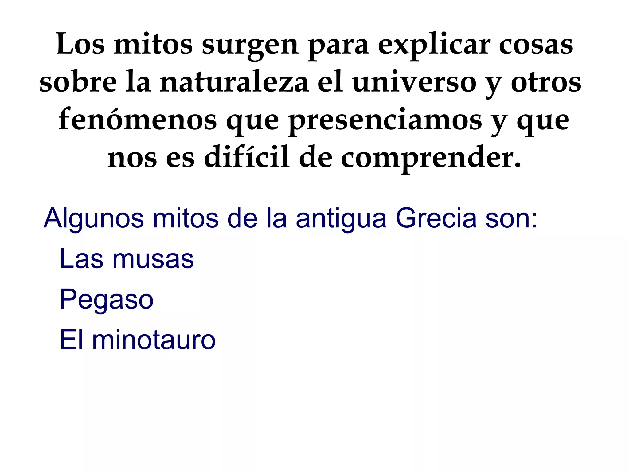 Mitos griegos mario peco 2º a | PPT