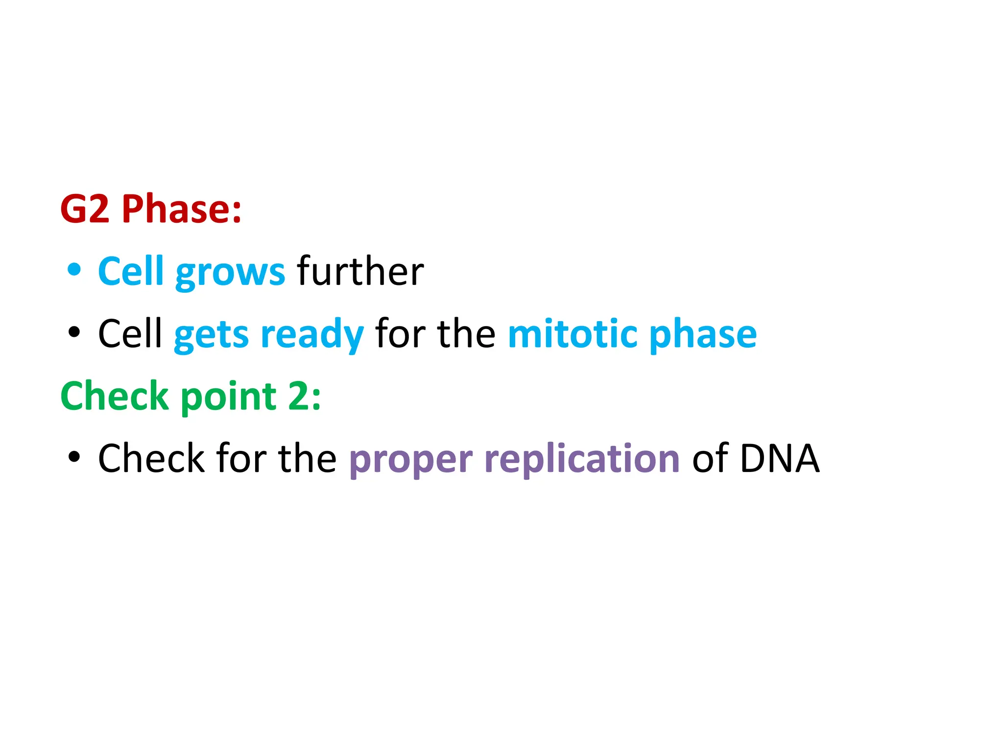 mitosis- Cell cycle and their check points | PDF