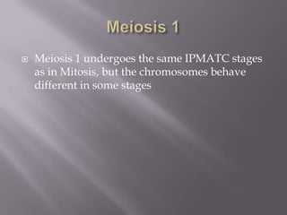 Mitosis and meiosis | PPTX