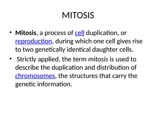 MITOSIS AND MEIOSIS in embroyology .pptx