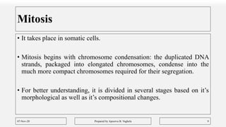 Mitosis and Meiosis Apoorva B. Vaghela | PDF