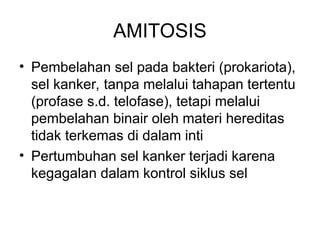MITOSIS DAN MEIOSIS pada makluk hidup.ppt