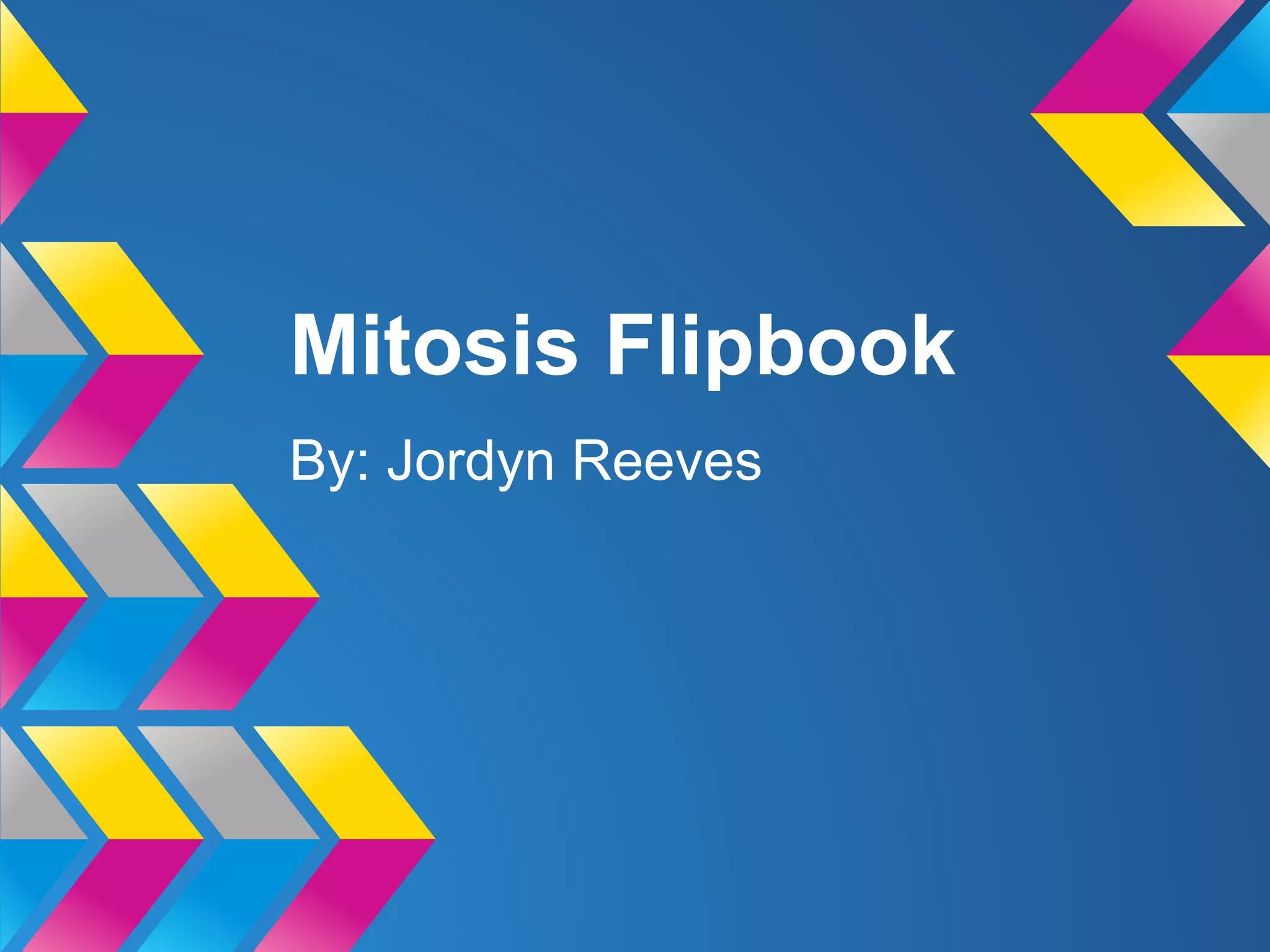 Mitosis Flipbook By: Jordyn Reeves | PDF