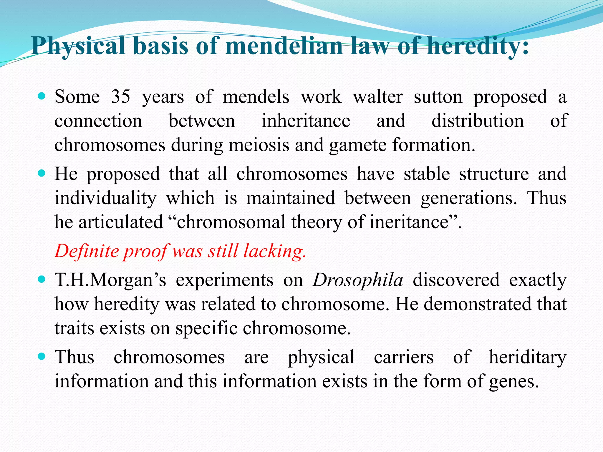 Mitosis, meiosis and inheritance | PPTX