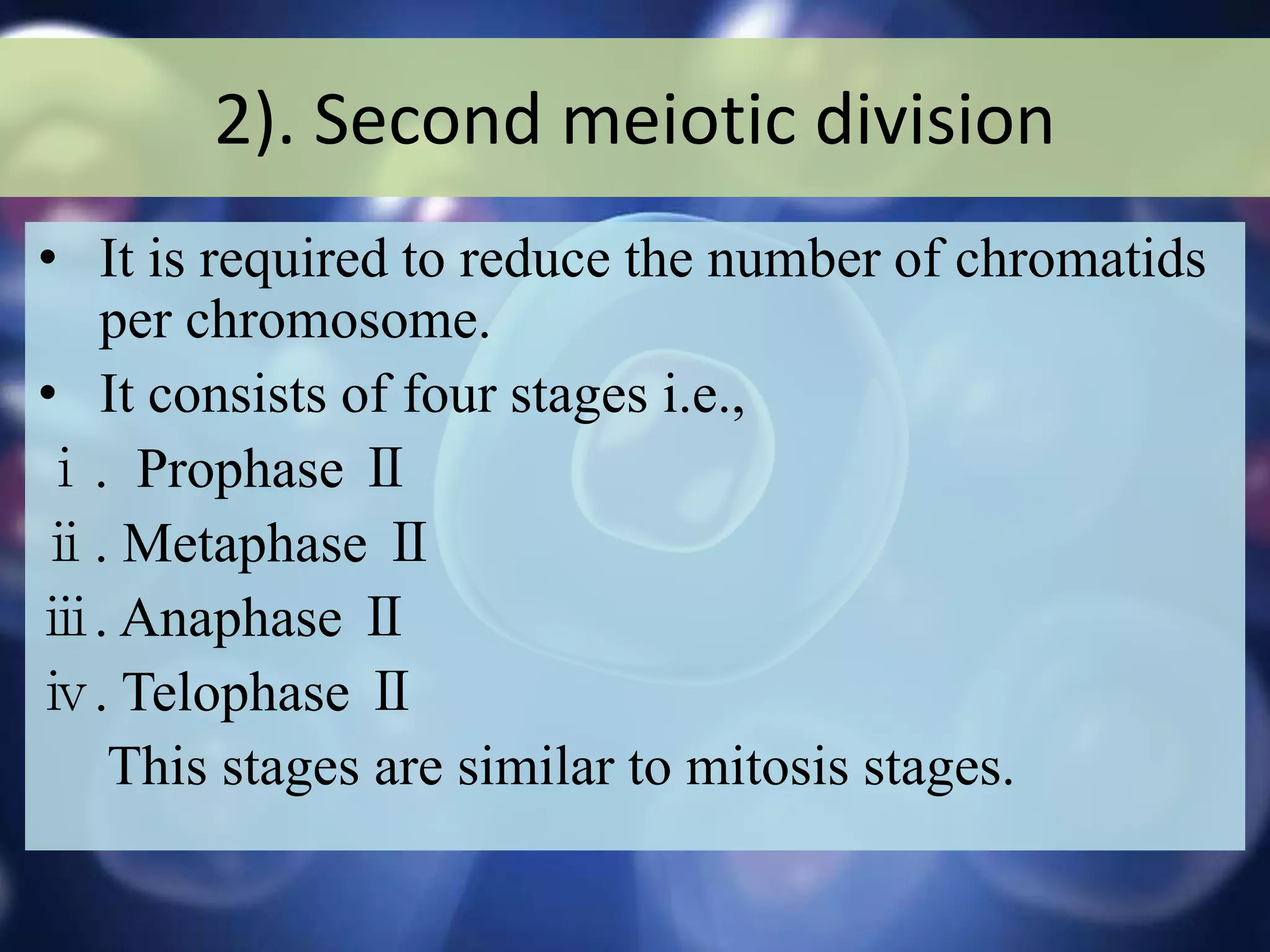 Chromosomal theory of inheritance in relation to cell division | PPTX