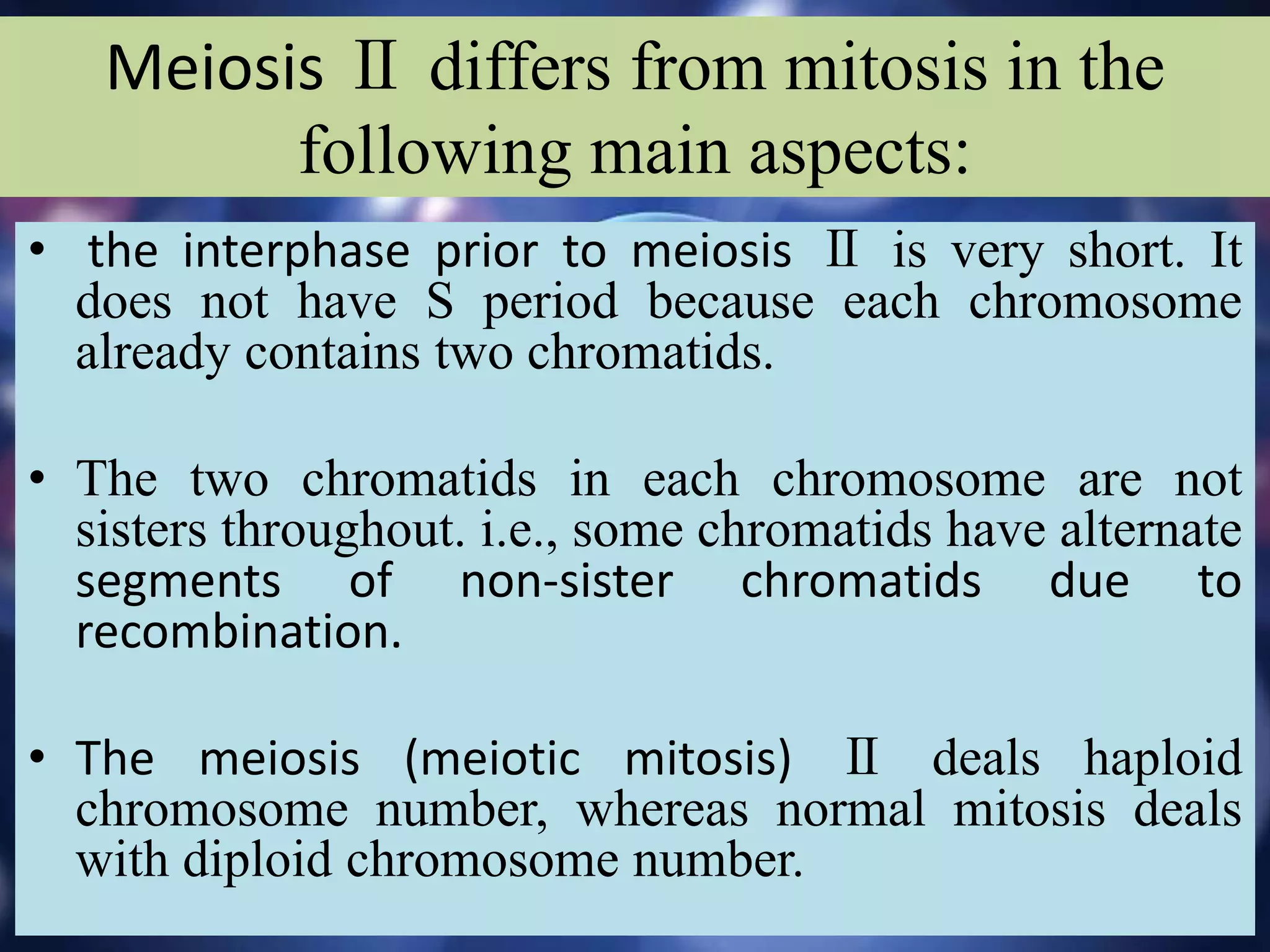 Chromosomal theory of inheritance in relation to cell division | PPTX