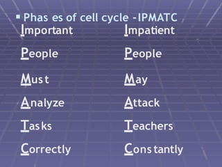 Cell division -mitosis | PPTX