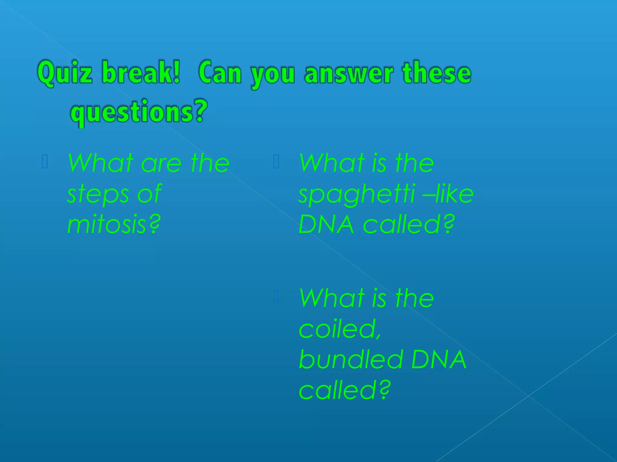 Mitosis Notes 7th grade level | PPT