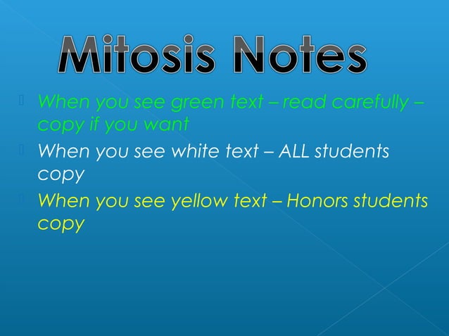 Mitosis Notes 7th grade level | PPT | Biological Sciences | Science