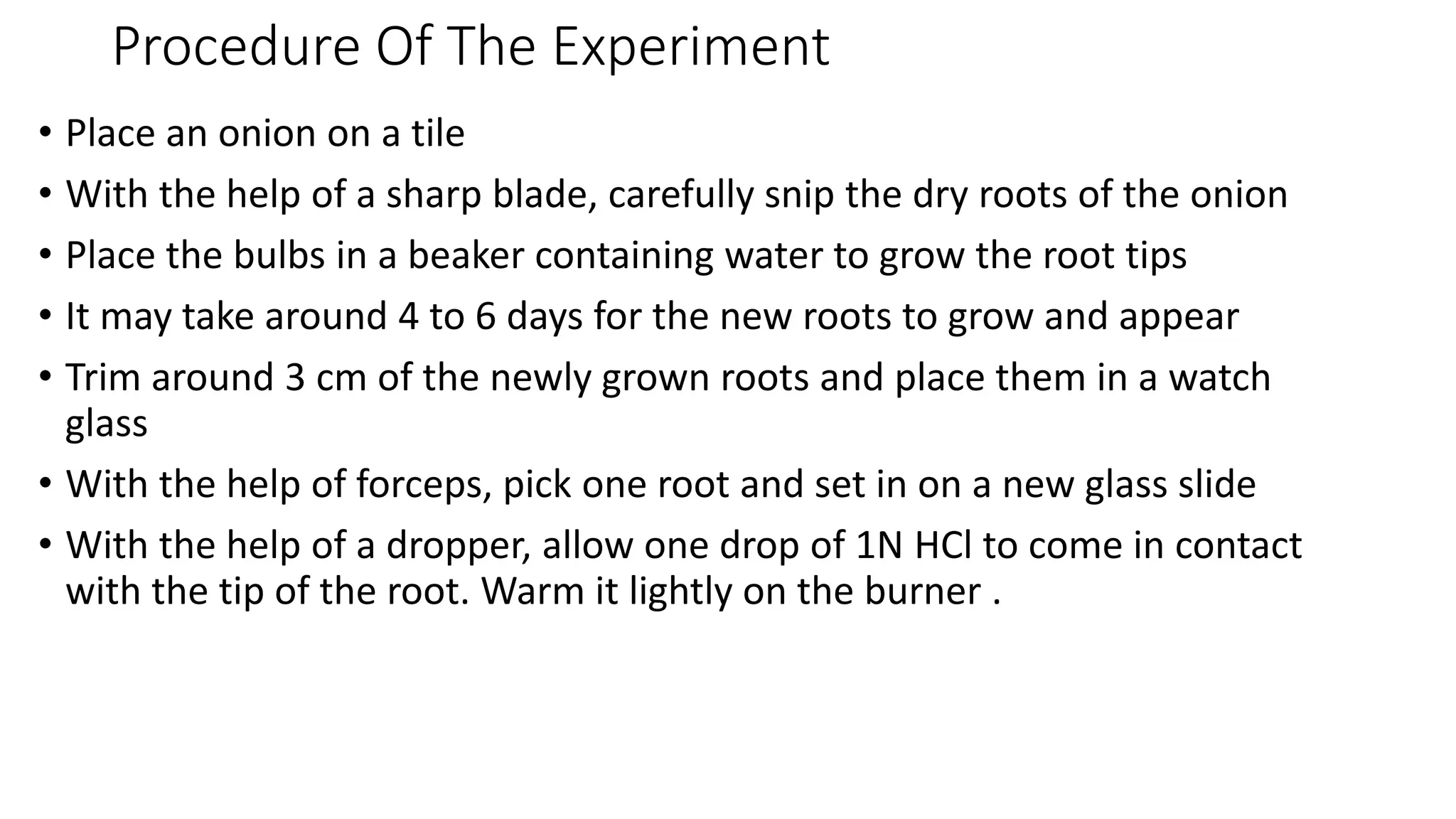 mitosis practical of bio engineering field | PPTX