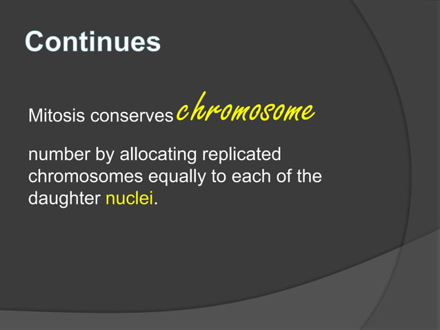 Mitosis presentation final | PPT