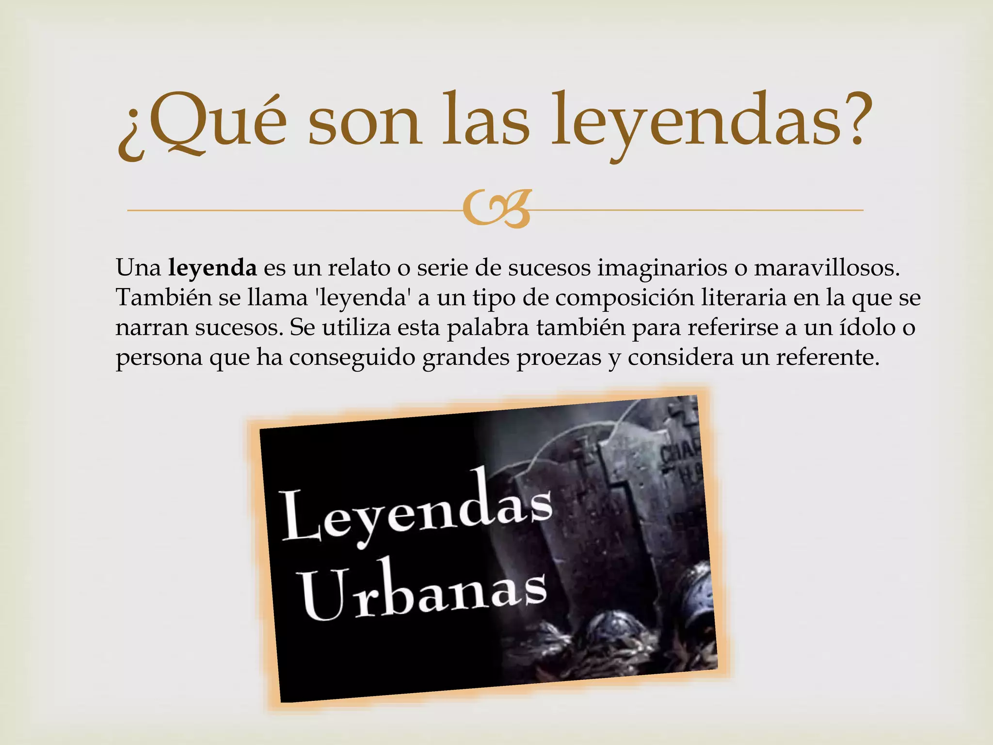 Mitos y leyendas | PPTX
