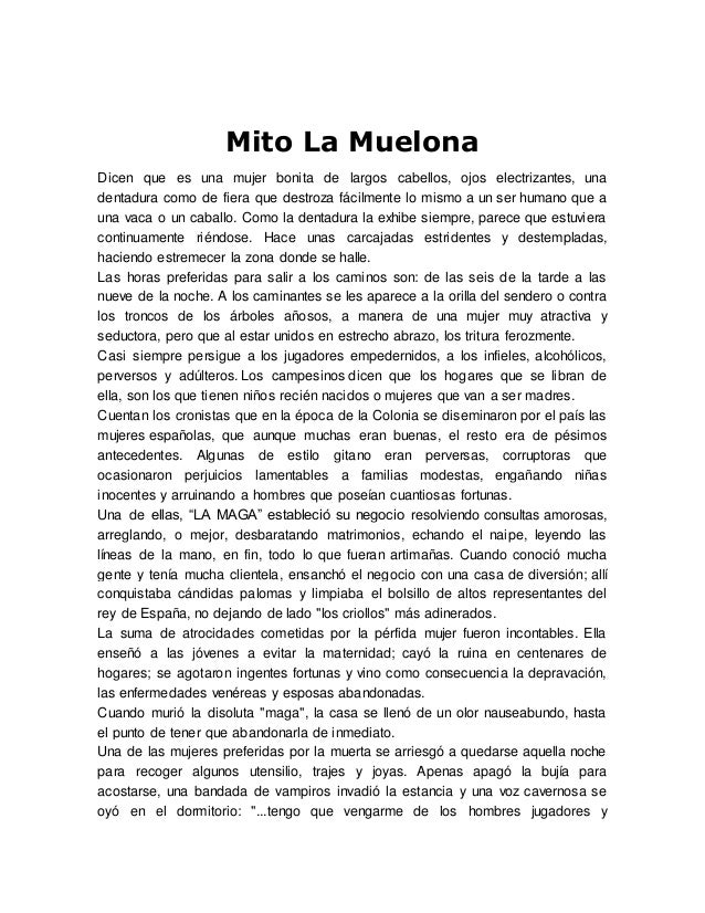 Mitos y leyendas de tubara