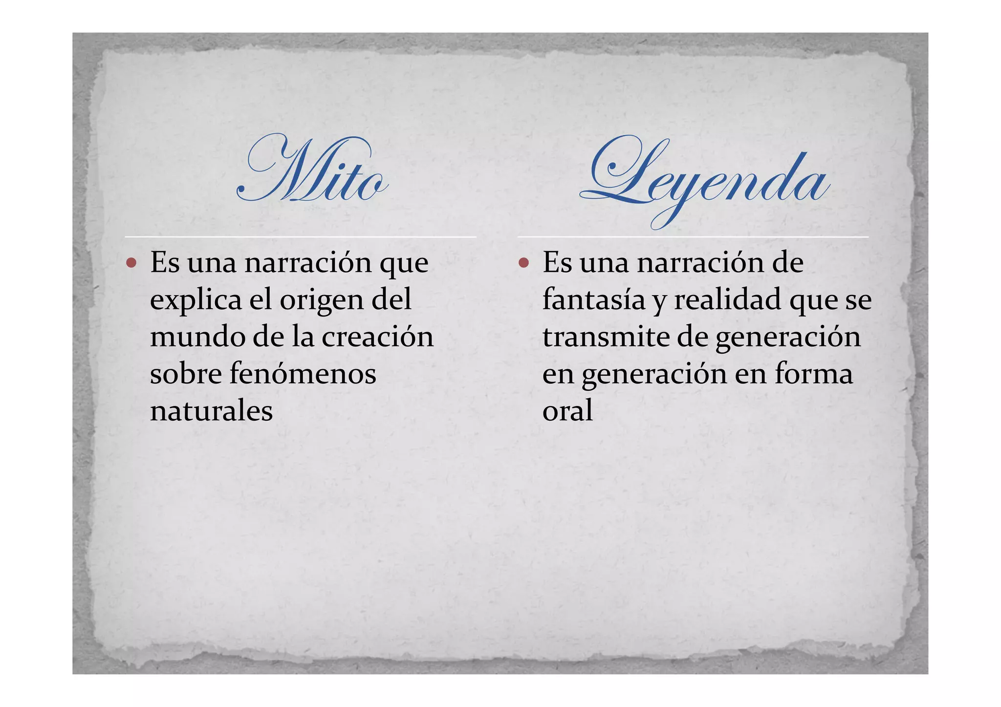 Mitos y leyendas ppt | PPT