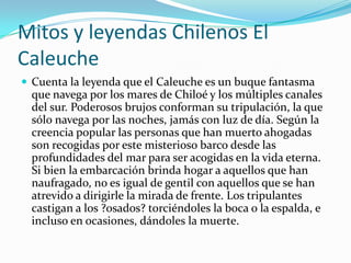 Mitos Y Leyendas Universales y Chilenos | PPTX