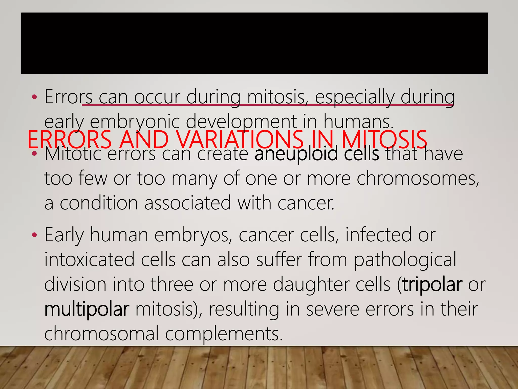 Mitotic cell division (2) | PPTX | Biological Sciences | Science