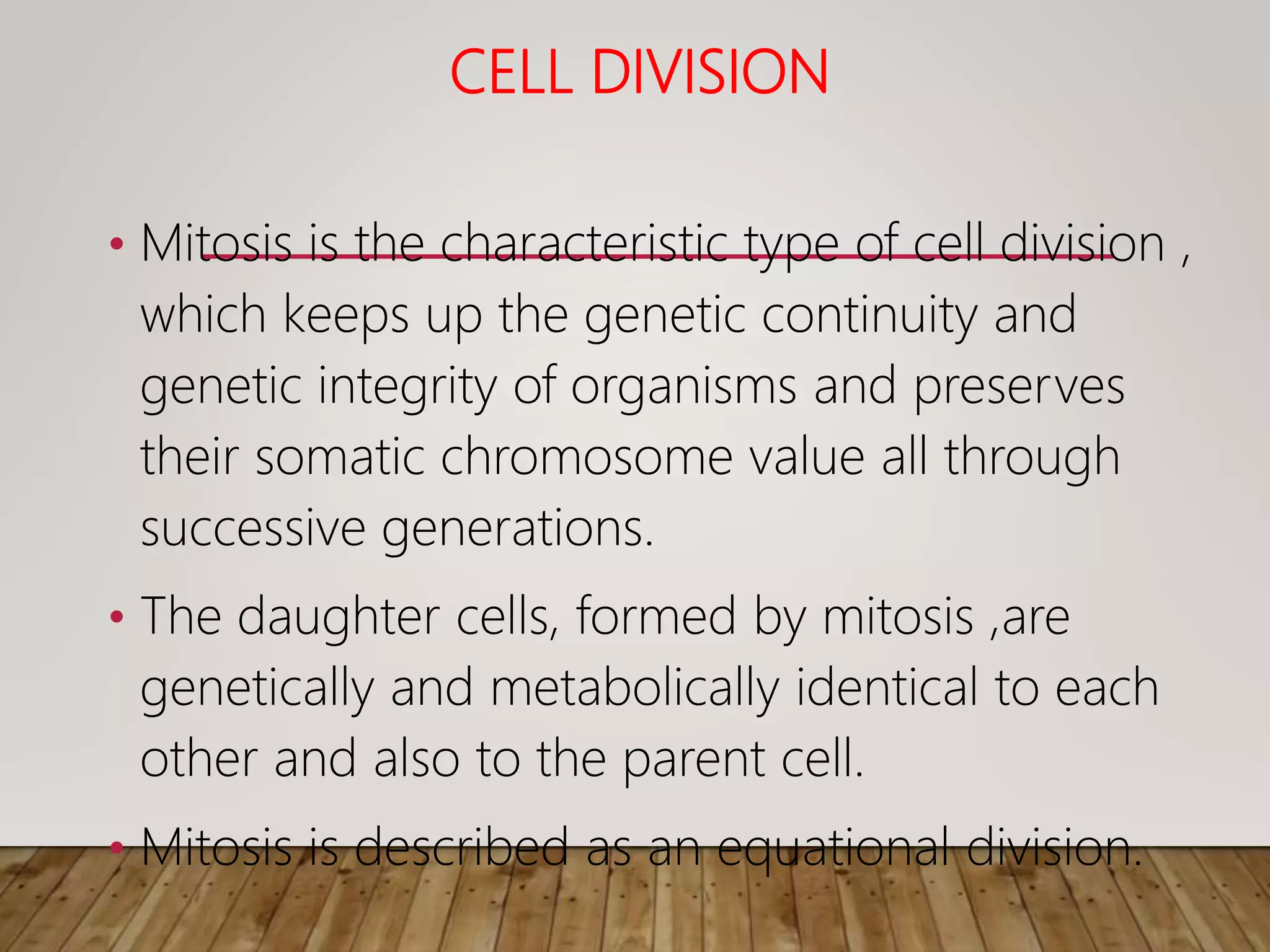 Mitotic cell division (2) | PPTX | Biological Sciences | Science
