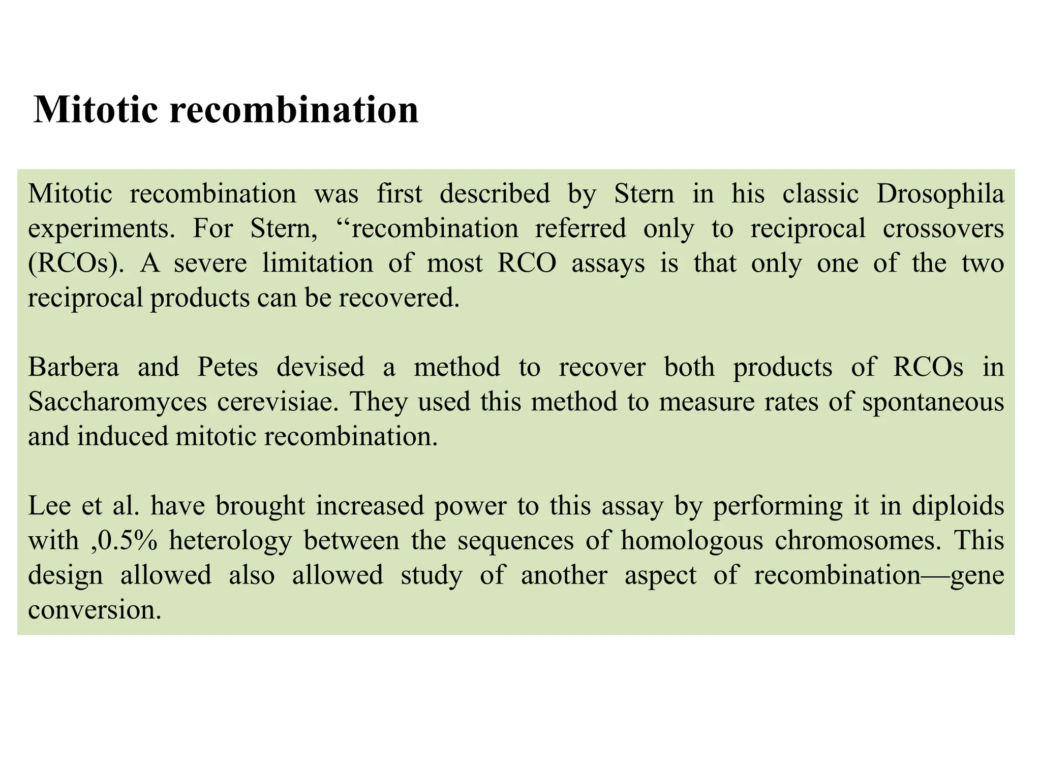Mitotic recombinationobbh hjijvuhbhuuigg | PPT
