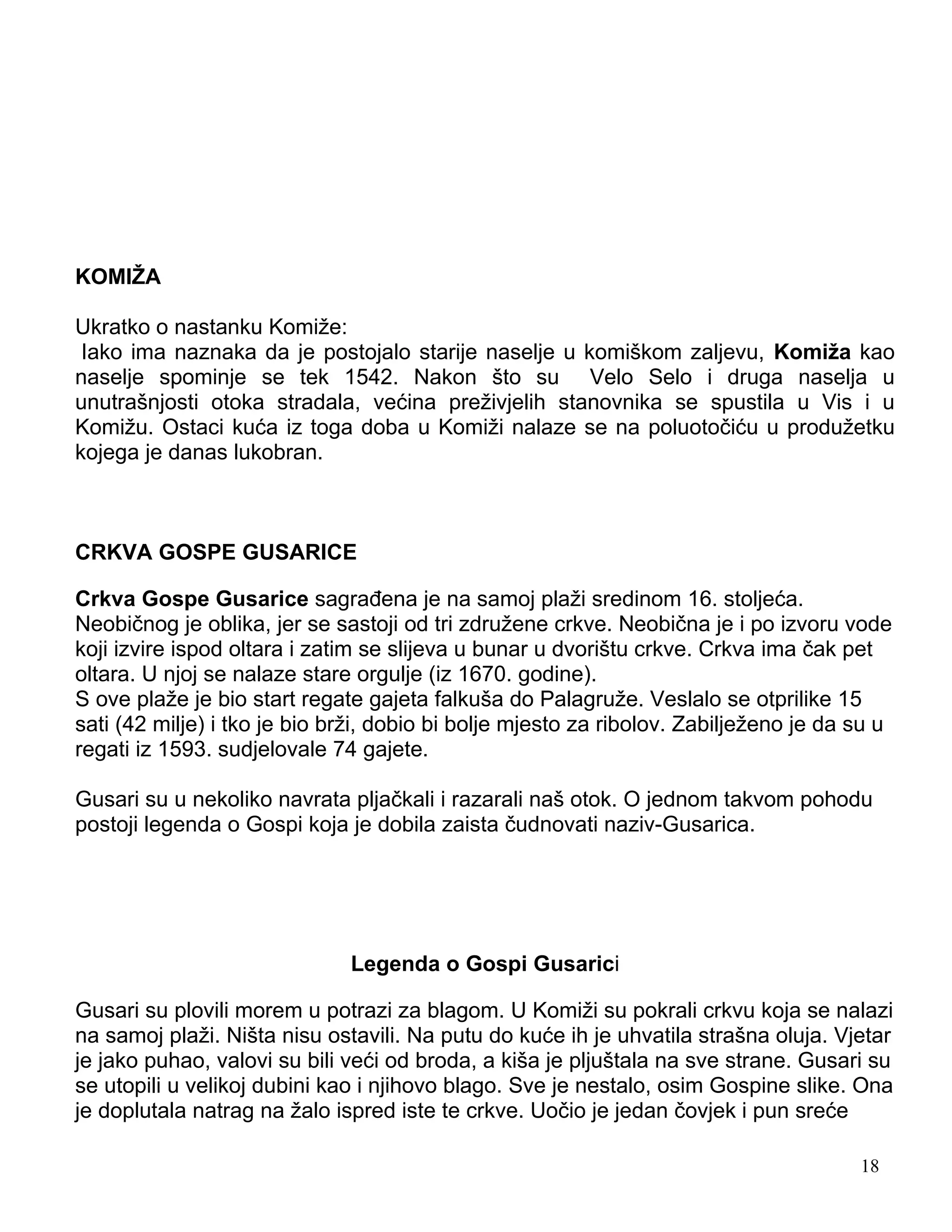 Mitovi I Legende Otoka Visa | RTF