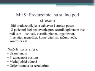 Mitovi o preduzetništvu | PPTX