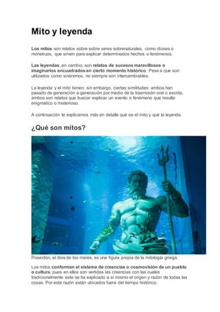 Monstruos De Agua En El Mito