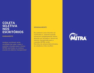 Manual coleta seletiva para boas práticas ambientais | PDF