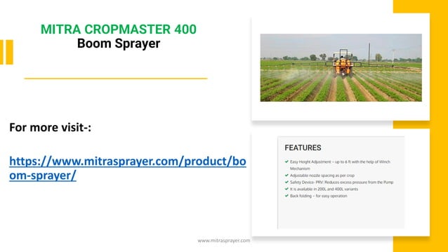 Mitra Agriculture Sprayers | PPT