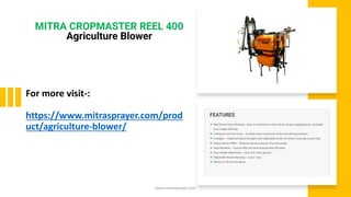 Mitra Agriculture Sprayers | PPT