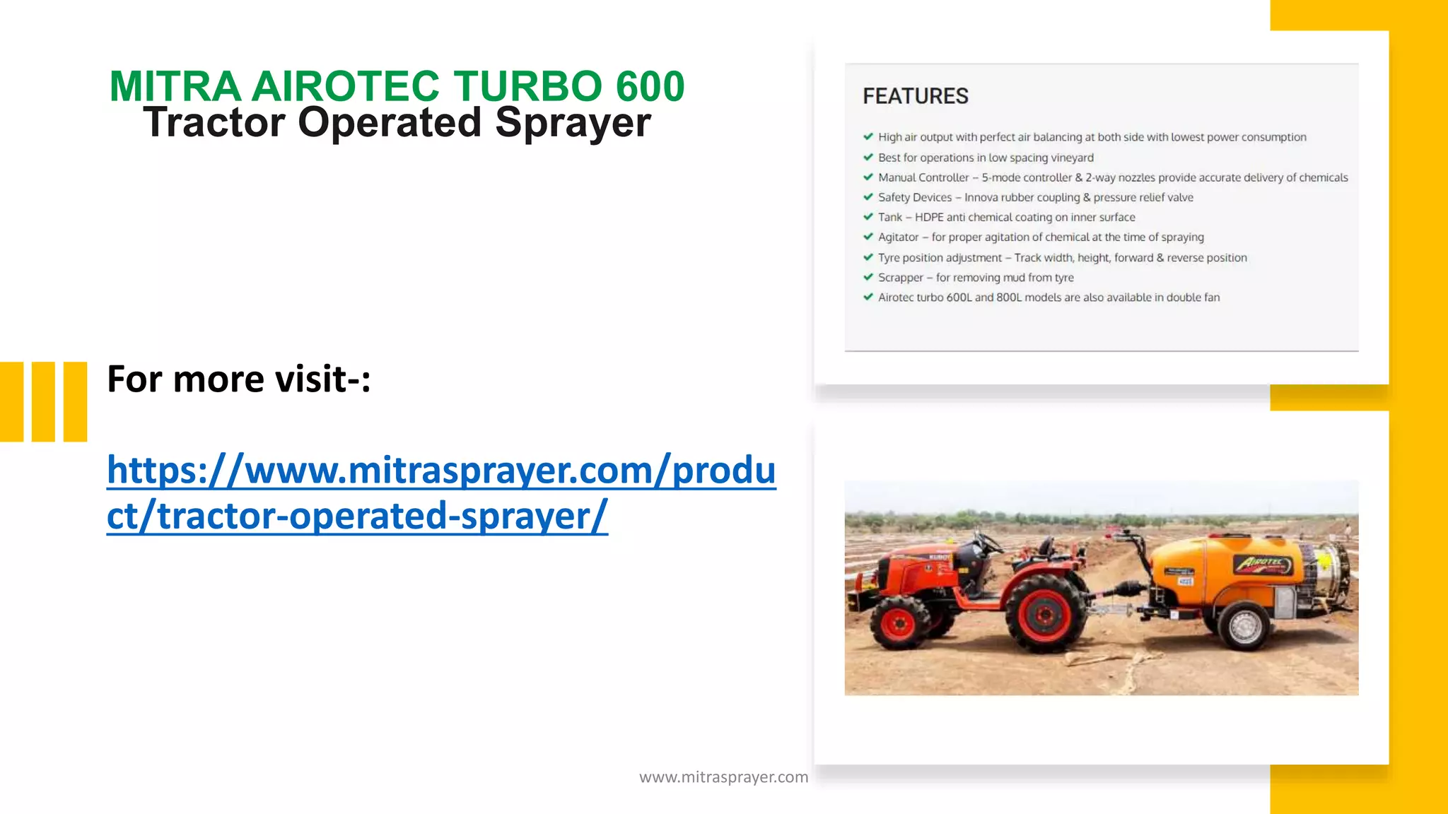 Mitra Agriculture Sprayers | PPTX