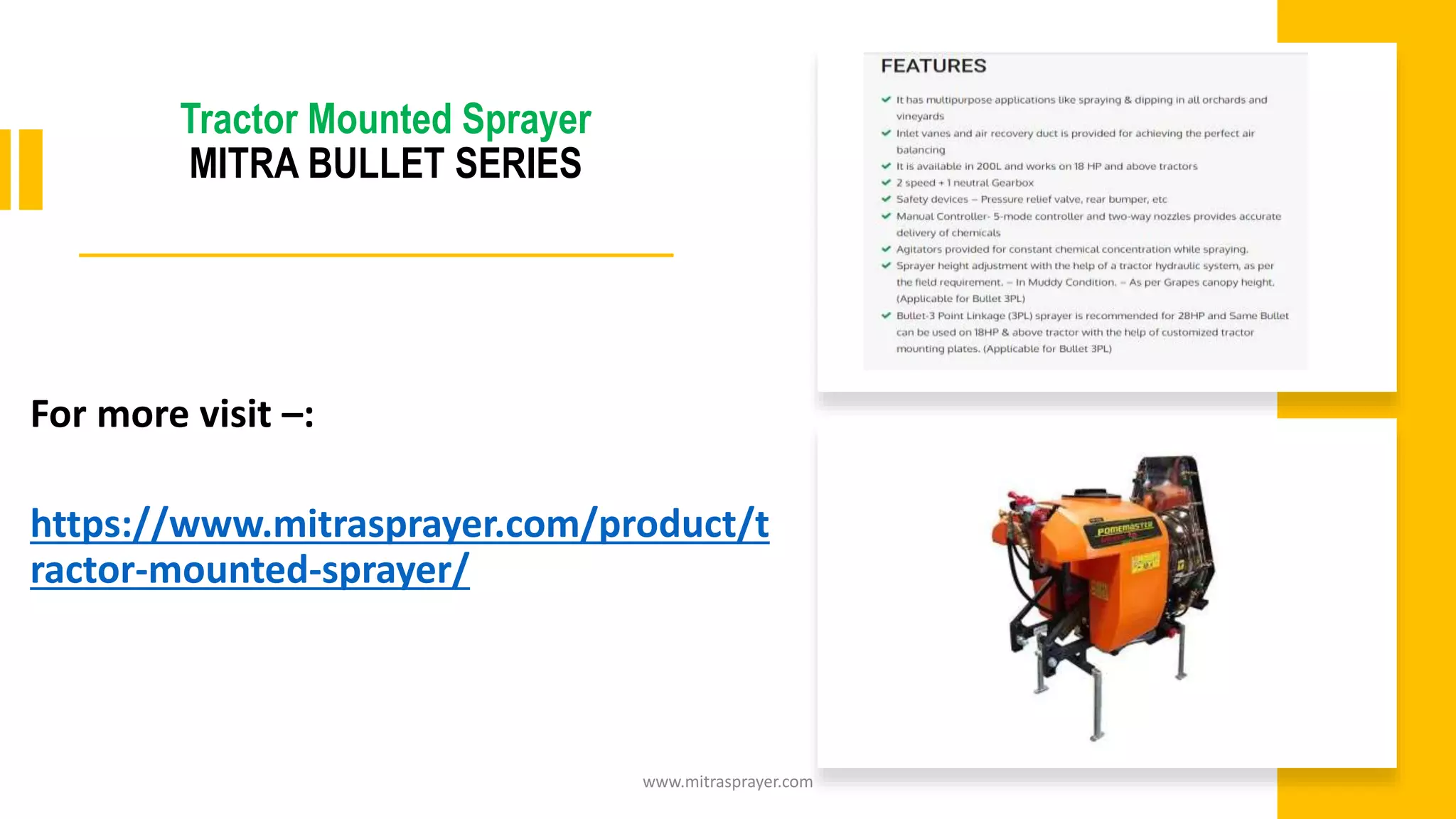 Mitra Agriculture Sprayers | PPTX