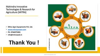 Mitra Agriculture Sprayers | PPTX