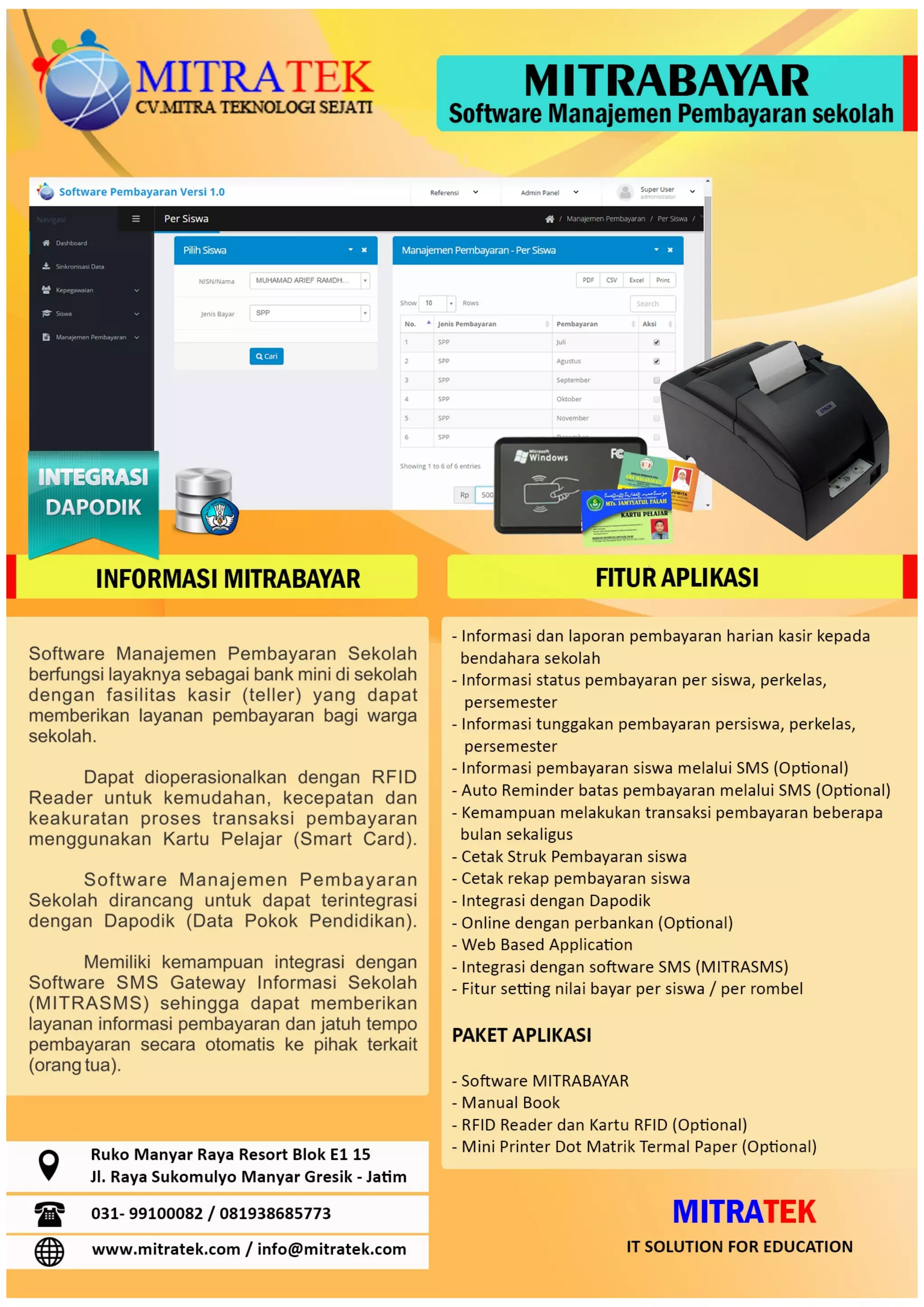 Software MITRABAYAR MITRATEK | PDF