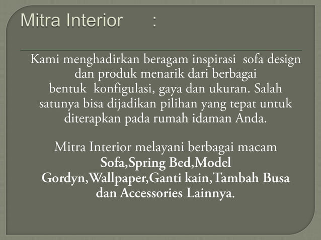 Mitra interior | PPT