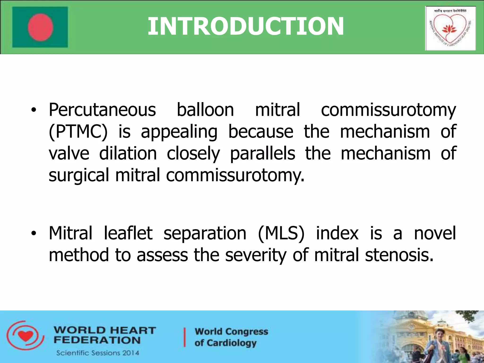 Mitral leaflet separation index | PPSX