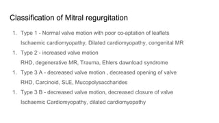 Mitral valve regurgitation of the heart .pptx