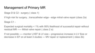 Mitral valve regurgitation of the heart .pptx