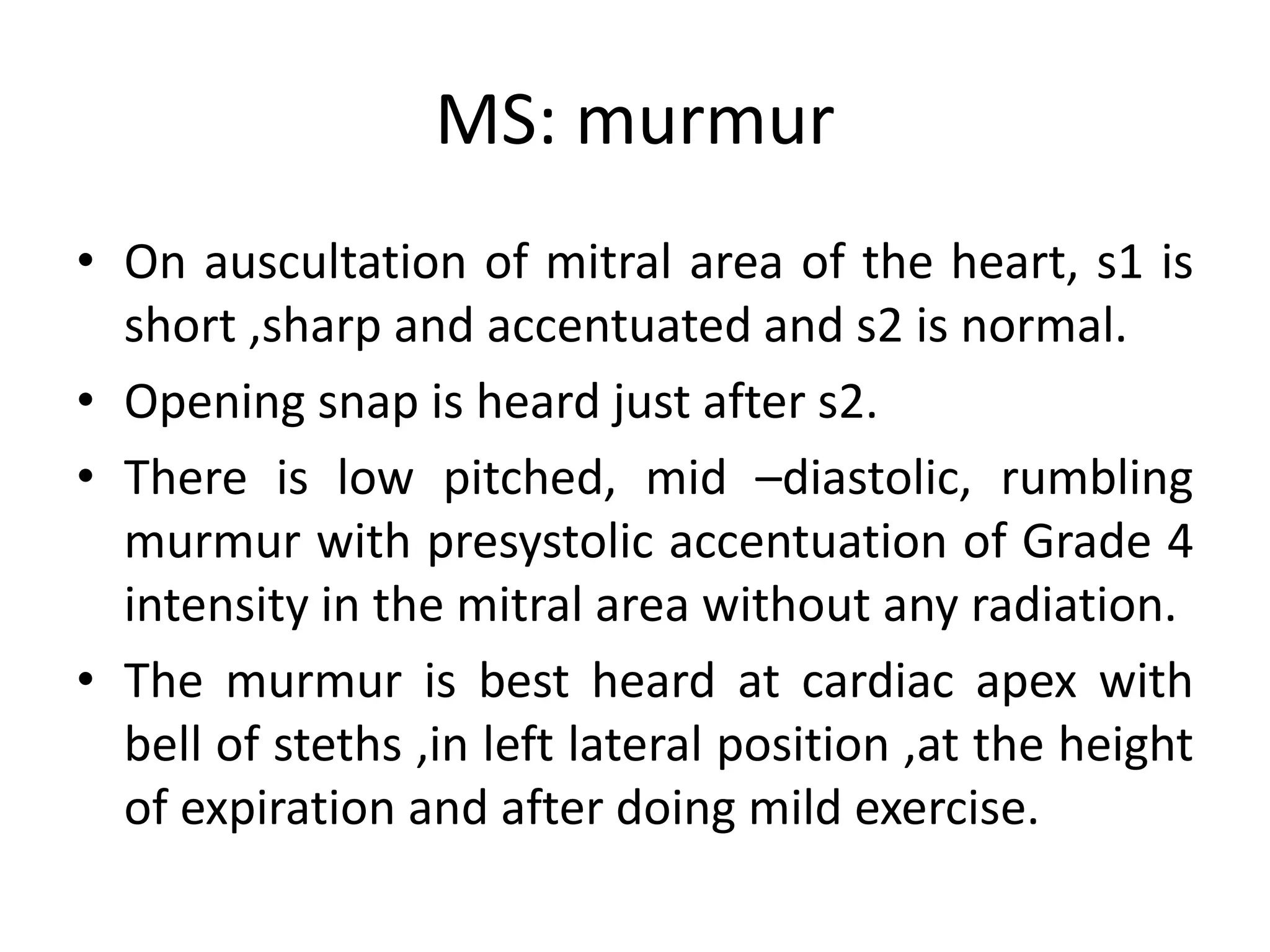 Mitral stenosis | PPTX