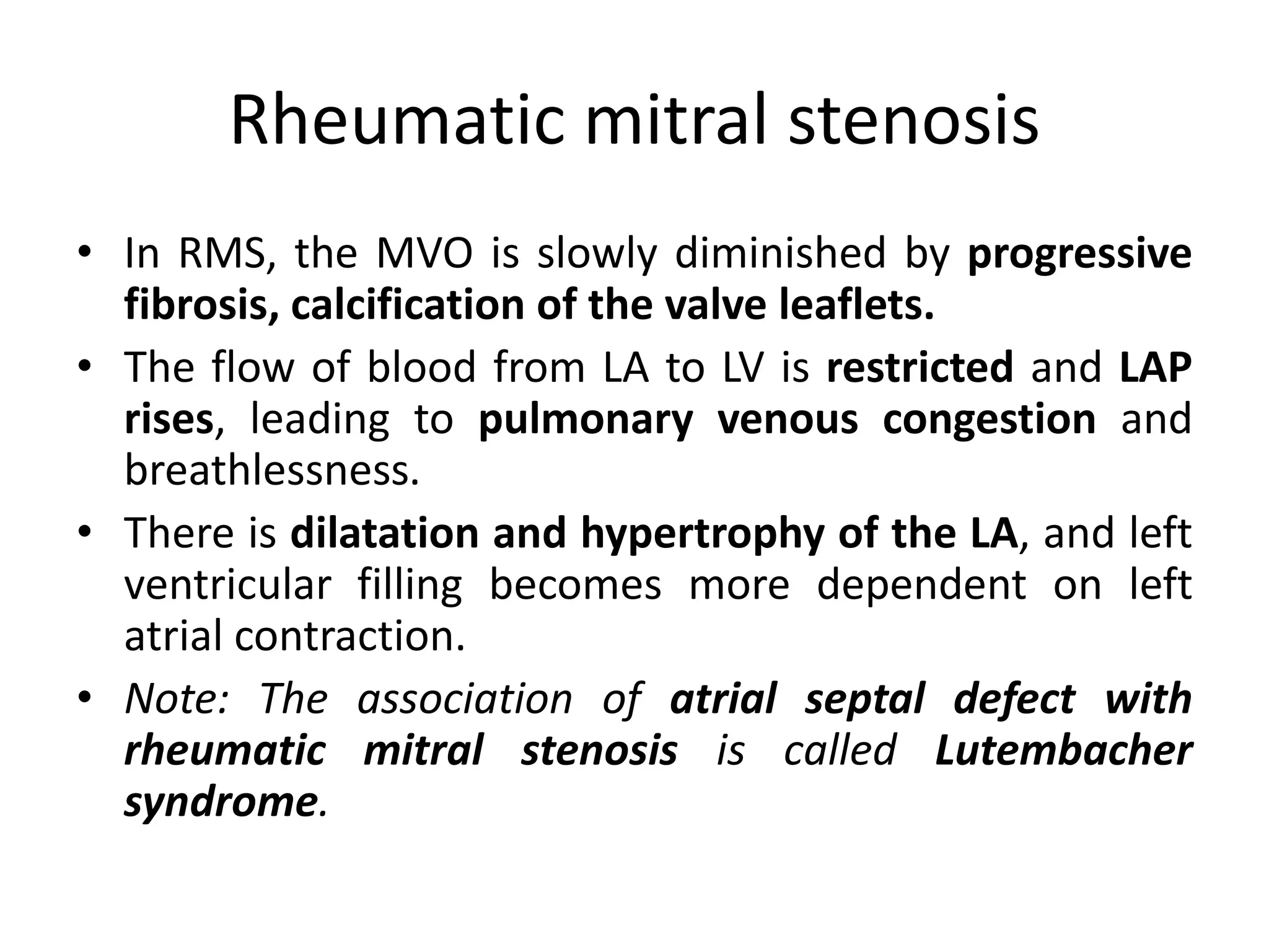 Mitral stenosis | PPTX