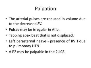 Mitral stenosis | PPTX