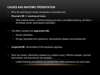 Mitral stenosis - Echocardiography | PPTX