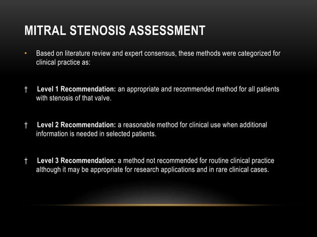 Mitral stenosis - Echocardiography | PPTX